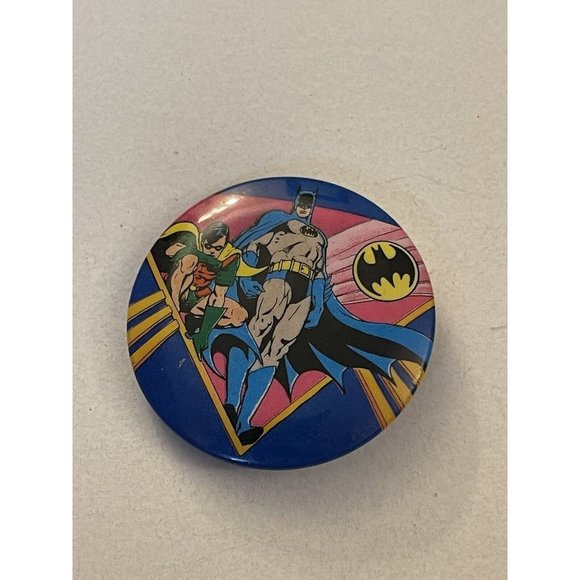 Other | Vintage Batman Robin Button Pin Pinback Pb4c | Poshmark